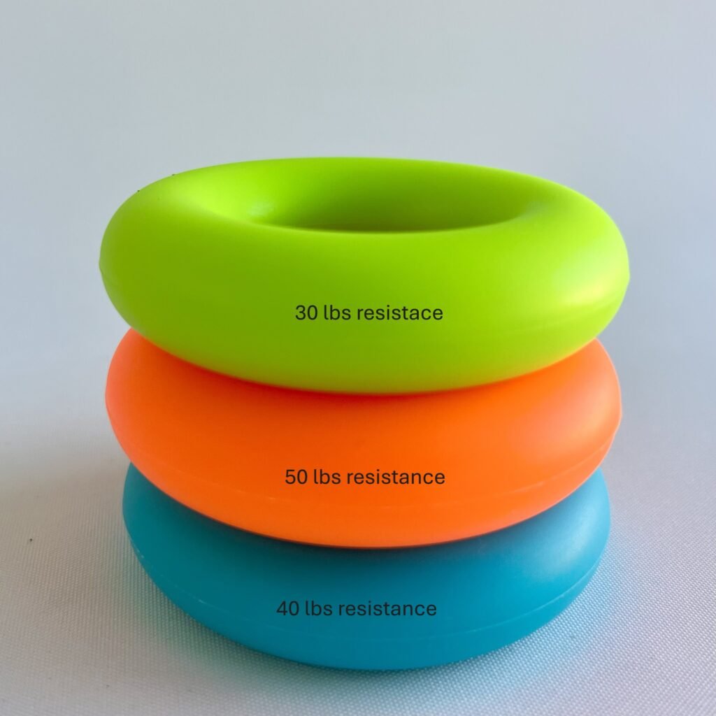 Hand Strengthening Rings – 3 Pack for Grip & Fine Motor Skills